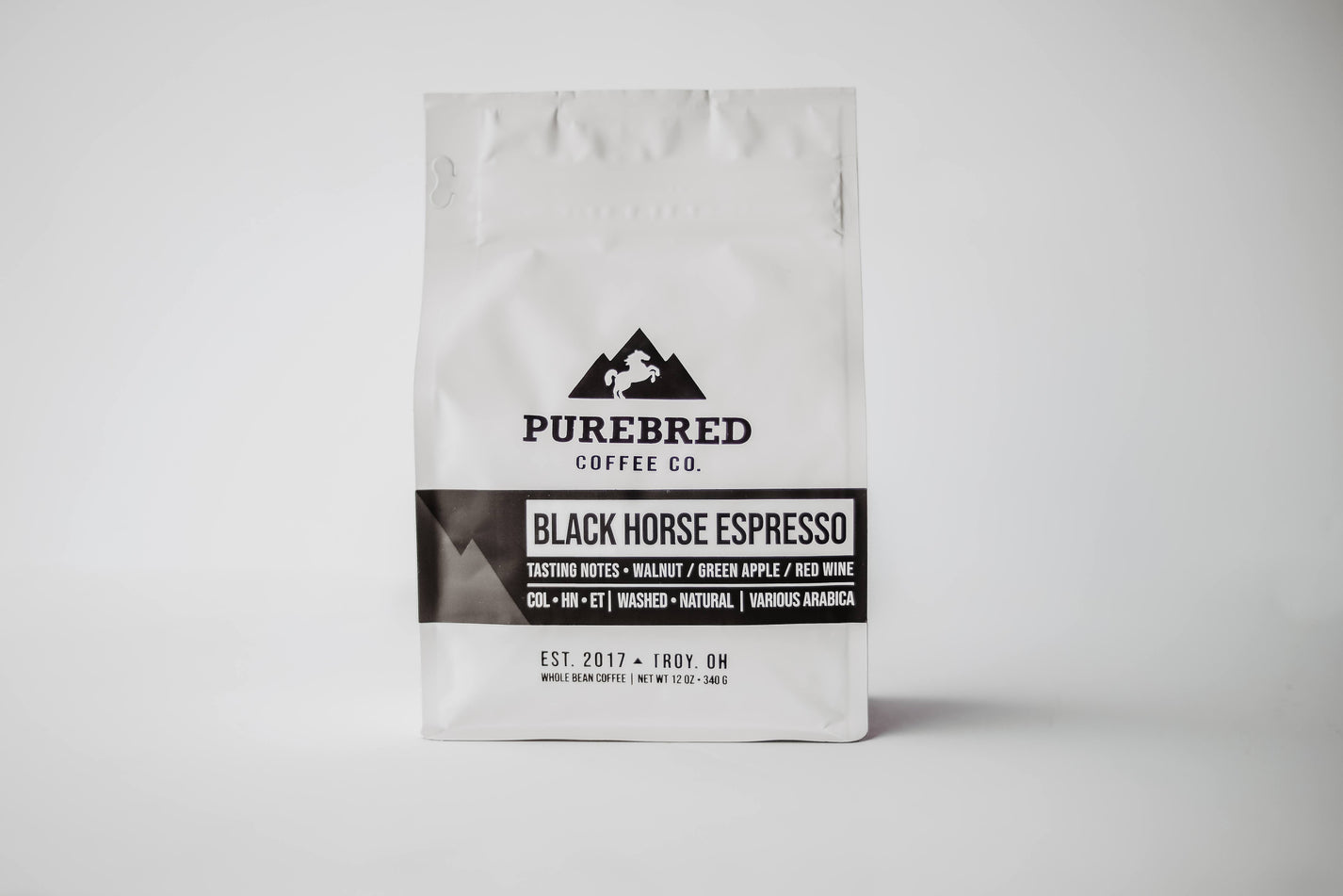 Black Horse Espresso Blend – Purebred Coffee Co.